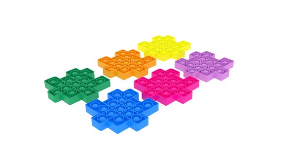 3D Pop It Puzzles - TurboSquid 1759506