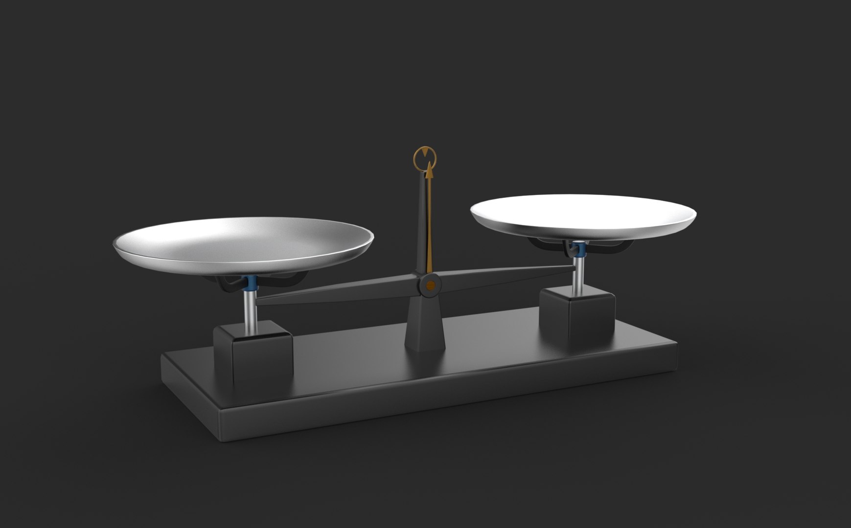 Balanced Scales 3D Model 3D - TurboSquid 2333230