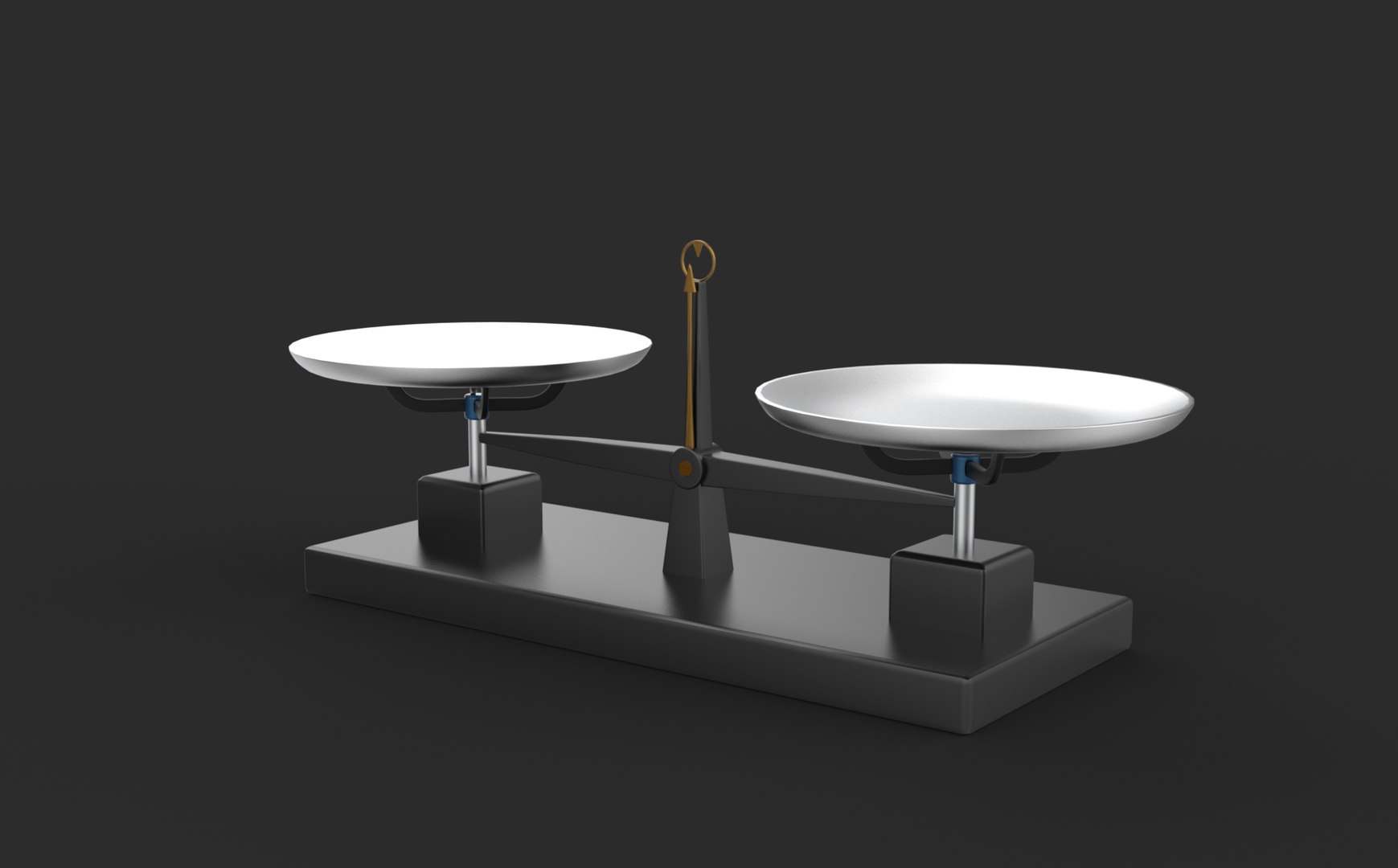 Balanced Scales 3D Model 3D - TurboSquid 2333230