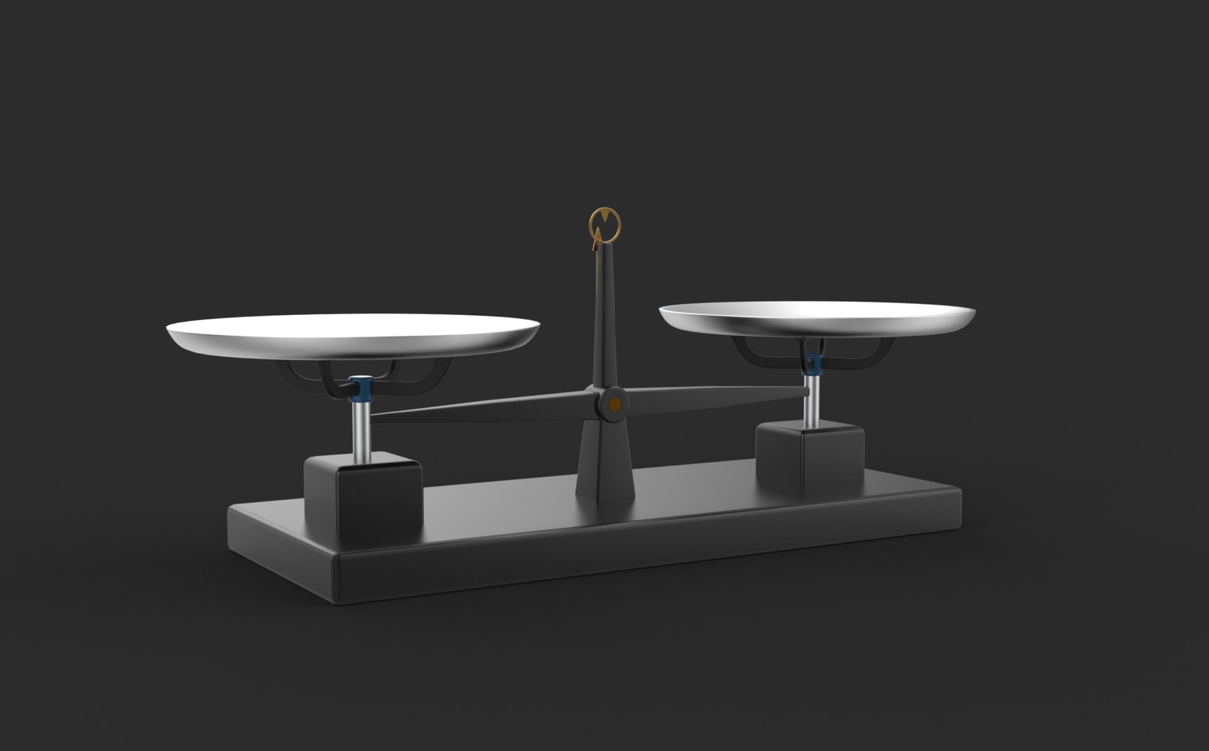 Balanced Scales 3D Model 3D - TurboSquid 2333230