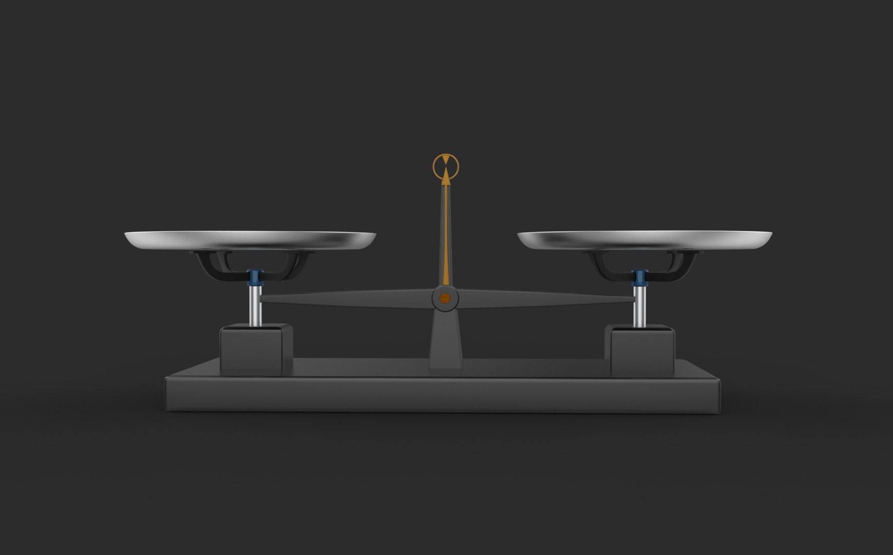 Balanced Scales 3D Model 3D - TurboSquid 2333230