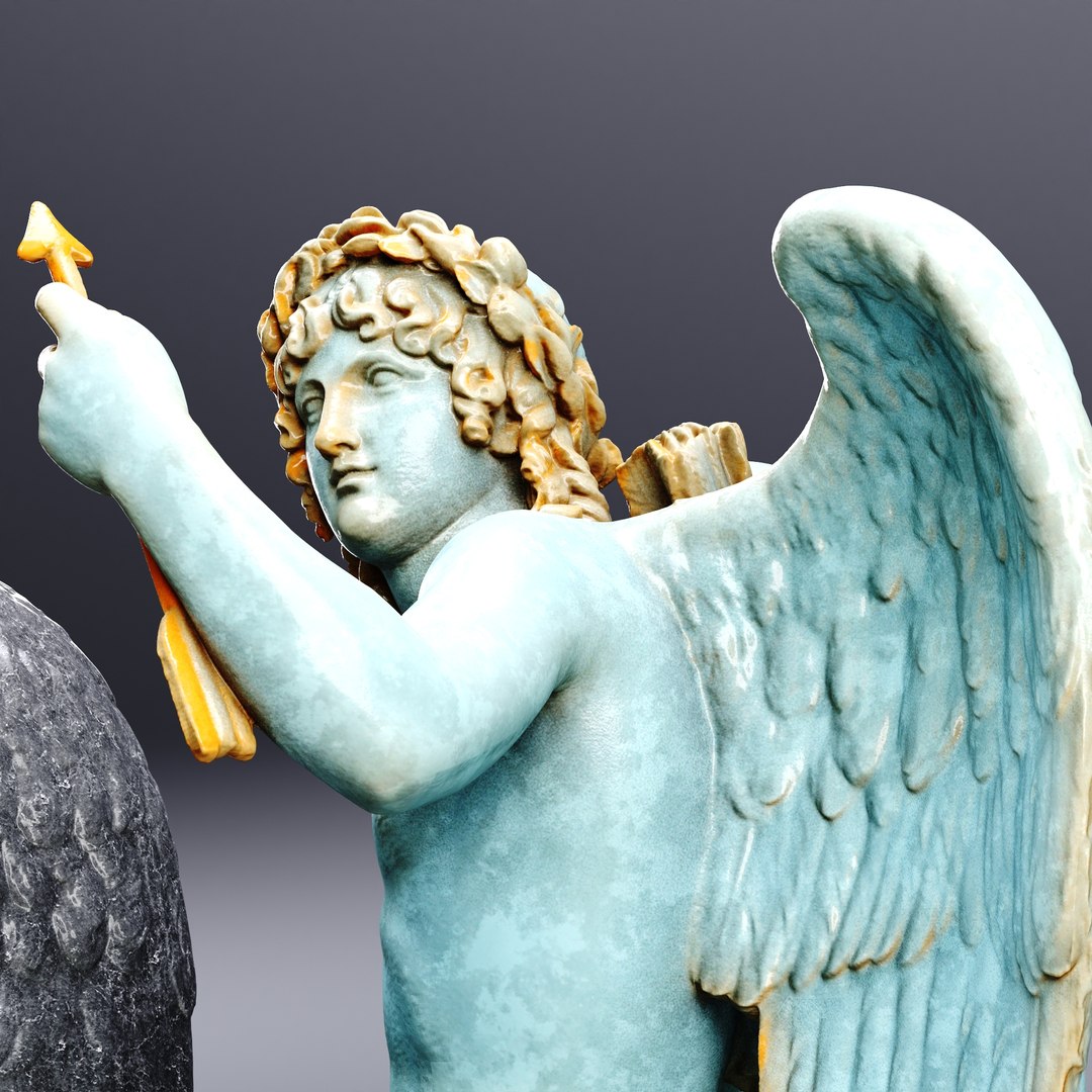 Cupid Triumphant Sculpture 3D Model - TurboSquid 2246382