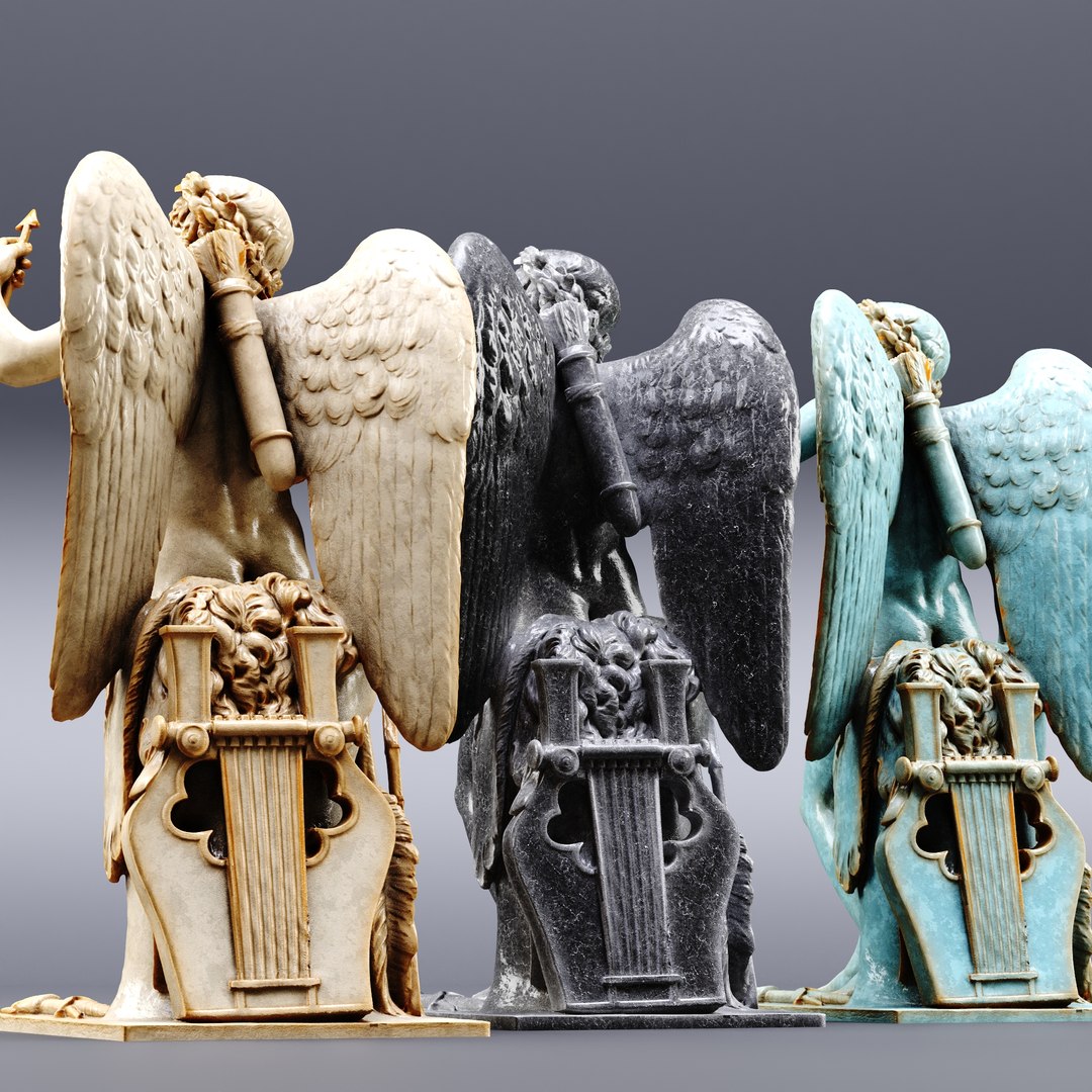 Cupid Triumphant Sculpture 3D Model - TurboSquid 2246382