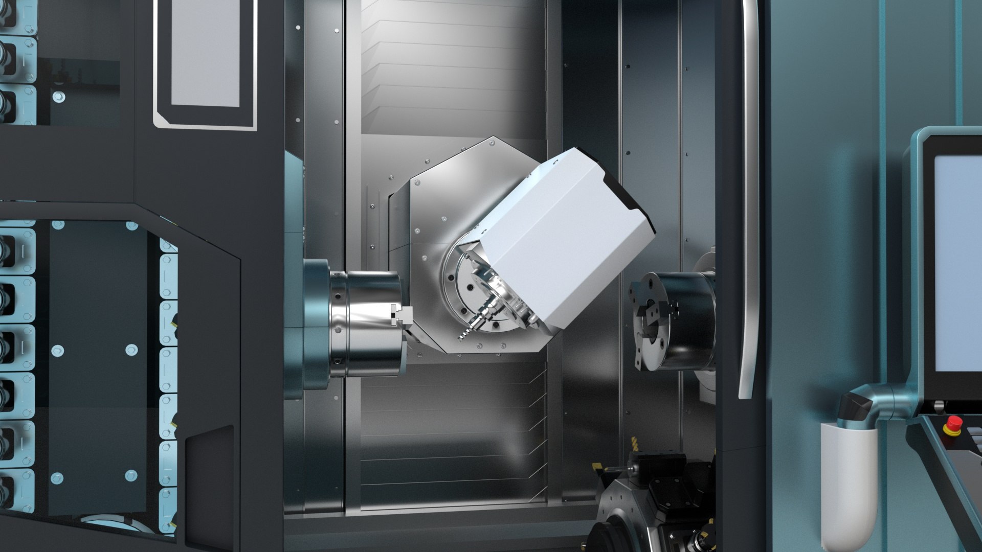 Milling Machine 3D Model - TurboSquid 2238966