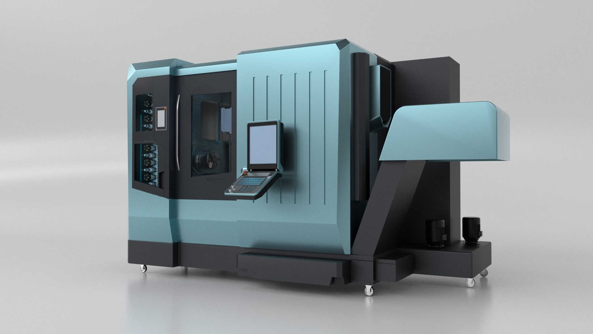 Milling Machine 3D Model - TurboSquid 2238966
