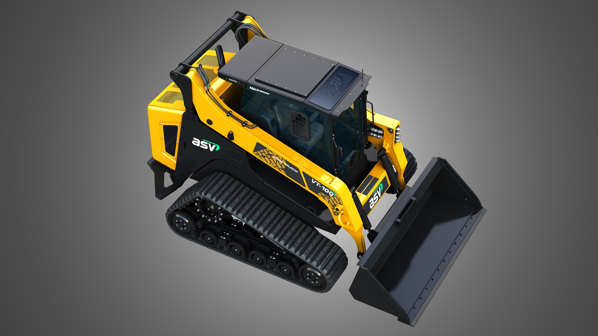 VT-100 Compact Track Loader - Bucket 3D Model - TurboSquid 2144059