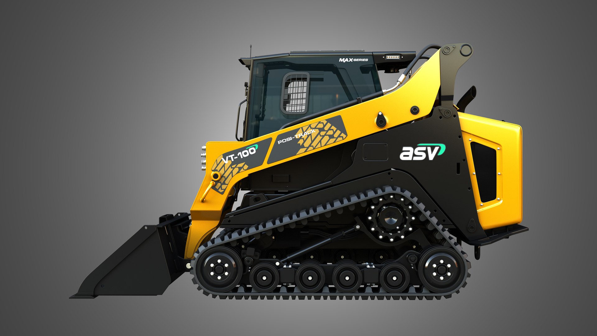 VT-100 Compact Track Loader - Bucket 3D Model - TurboSquid 2144059