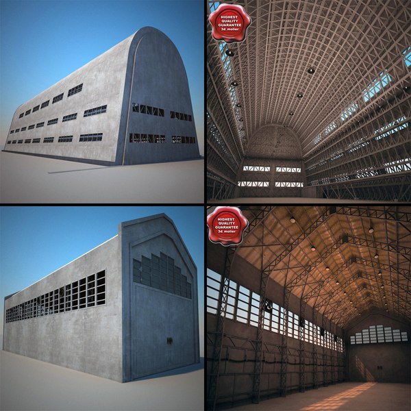 3D model aircraft service hangar - TurboSquid 1488817