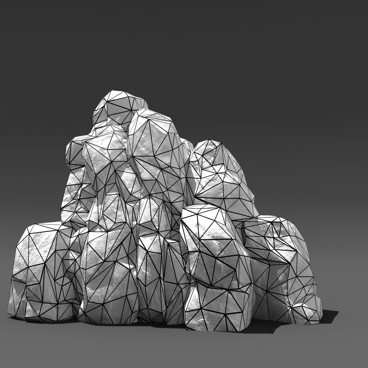 rocky formation 3d 3ds