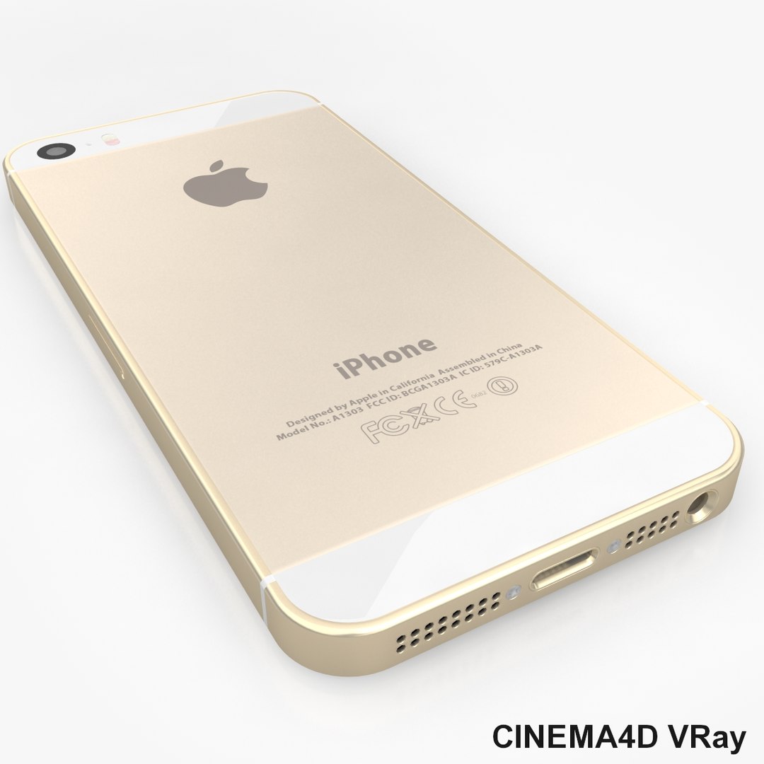 3d Apple Iphone 5s Model