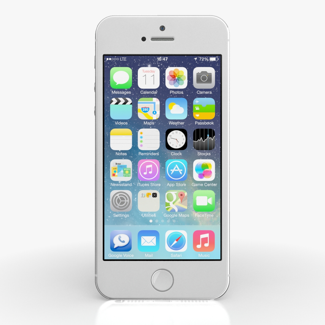 3d Apple Iphone 5s Model