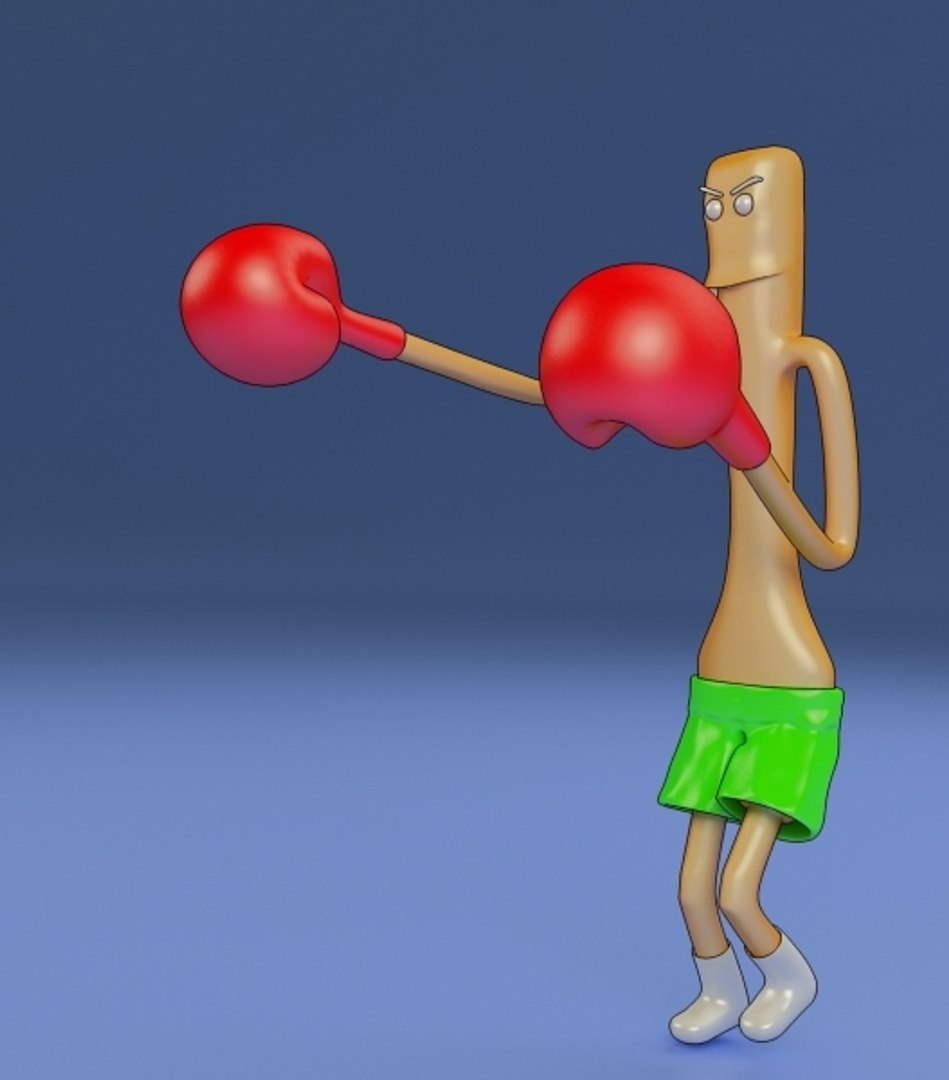 Jimmy Boxer 3d Max