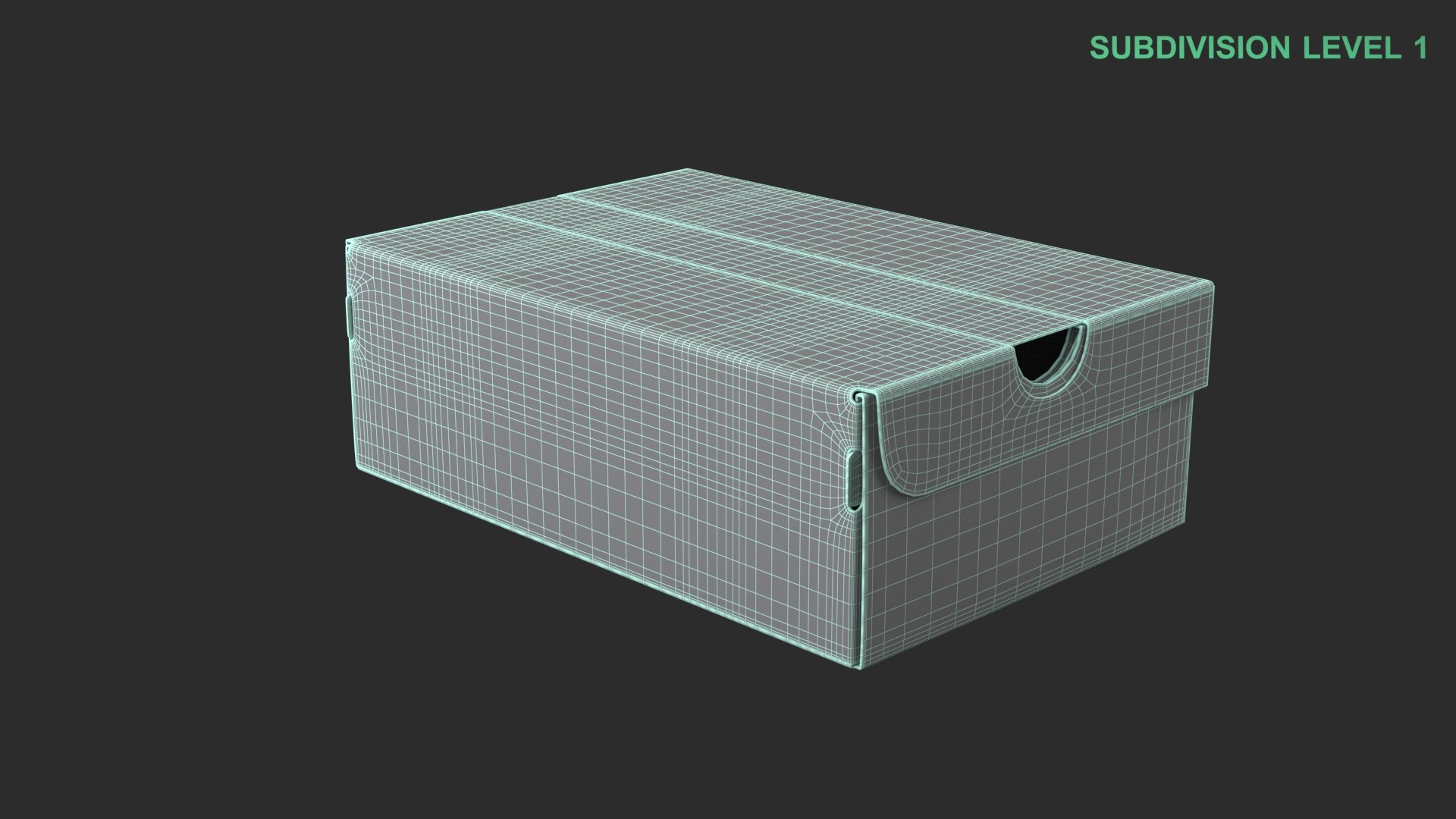 3D Shoe Box Closed Model - TurboSquid 2379369