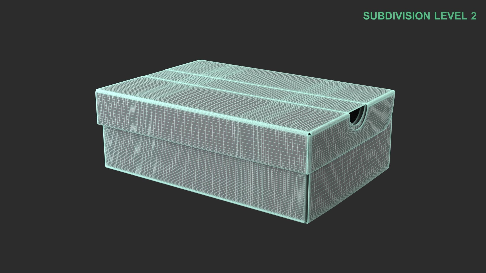 3D Shoe Box Closed Model - TurboSquid 2379369