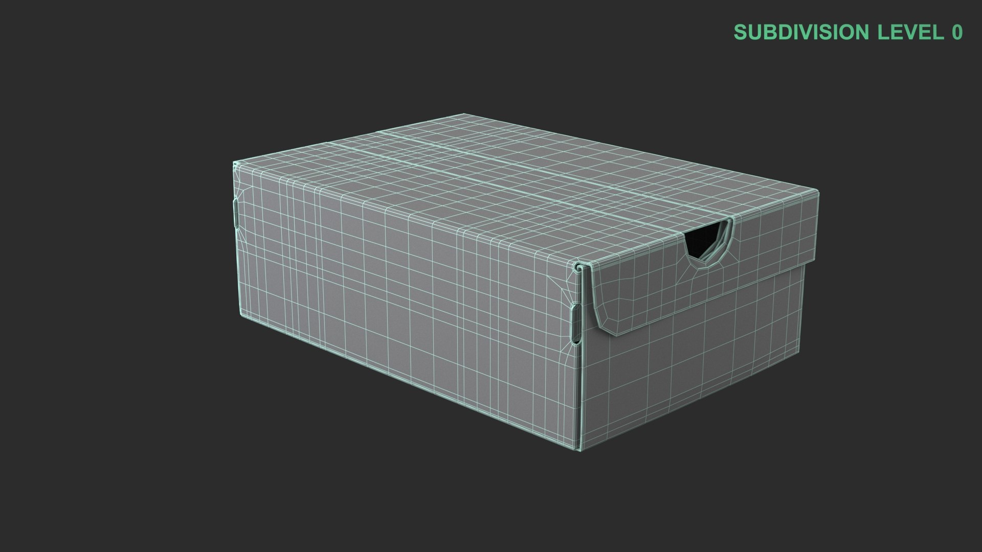 3D Shoe Box Closed Model - TurboSquid 2379369