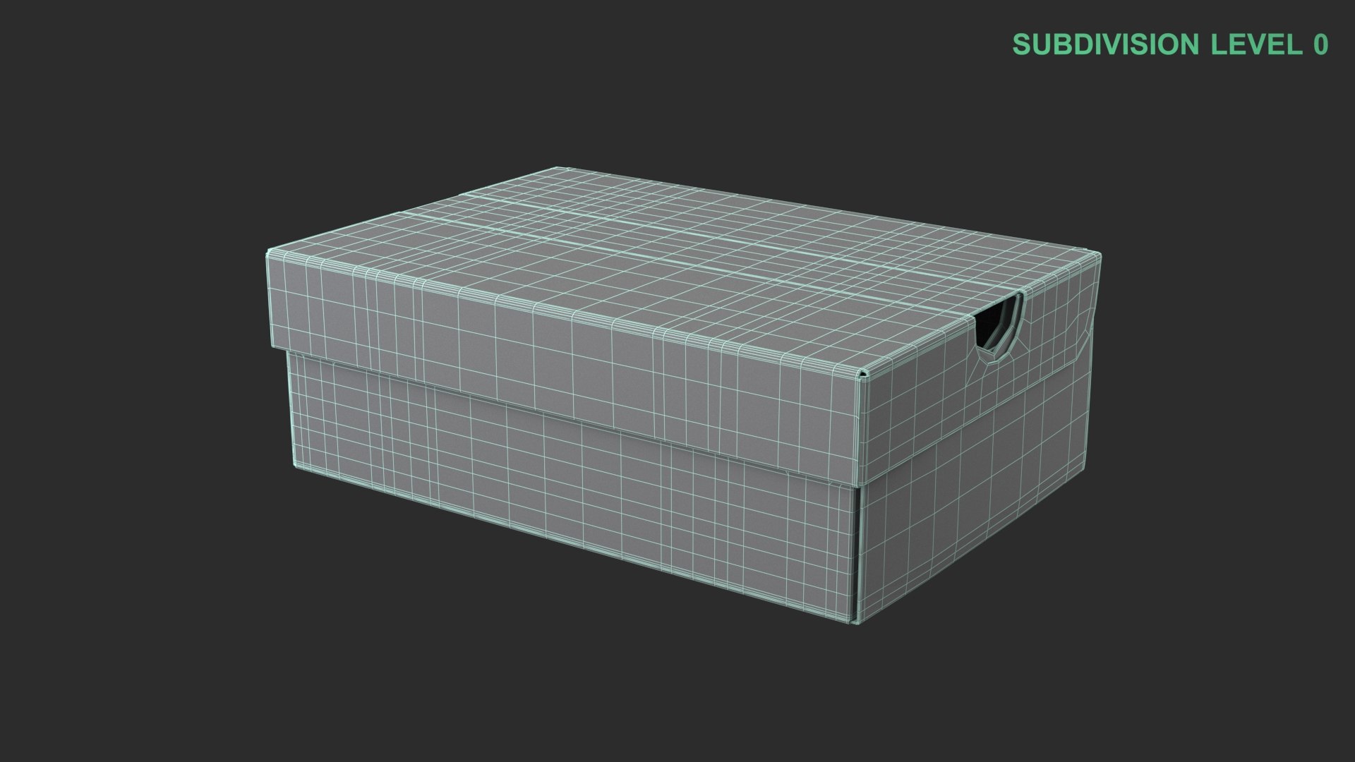 3D Shoe Box Closed Model - TurboSquid 2379369