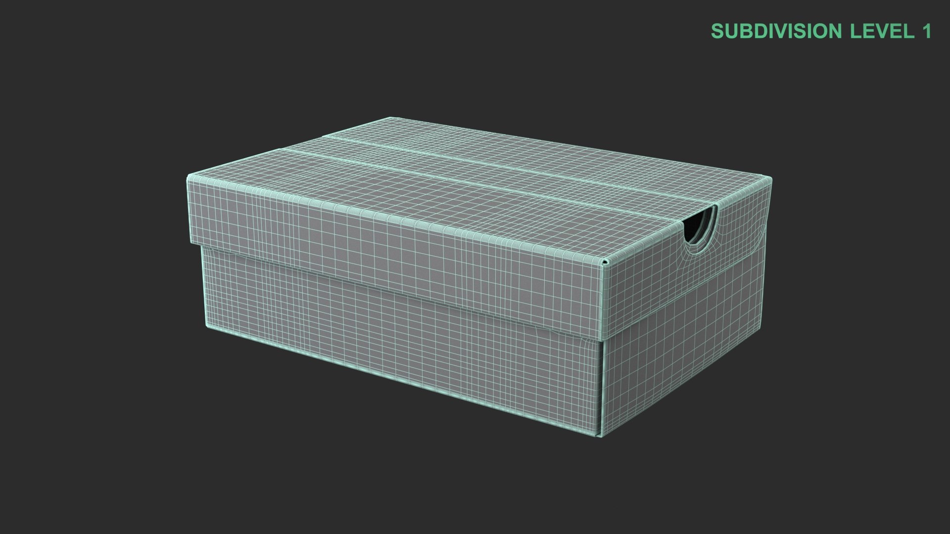 3D Shoe Box Closed Model - TurboSquid 2379369