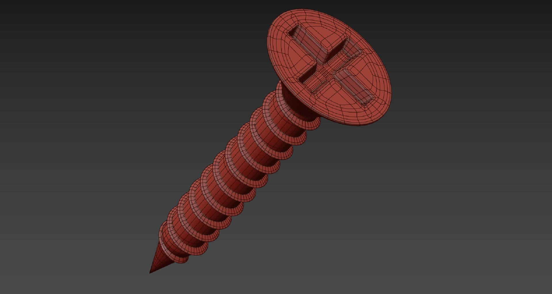 Gold Screw Model - TurboSquid 1877661