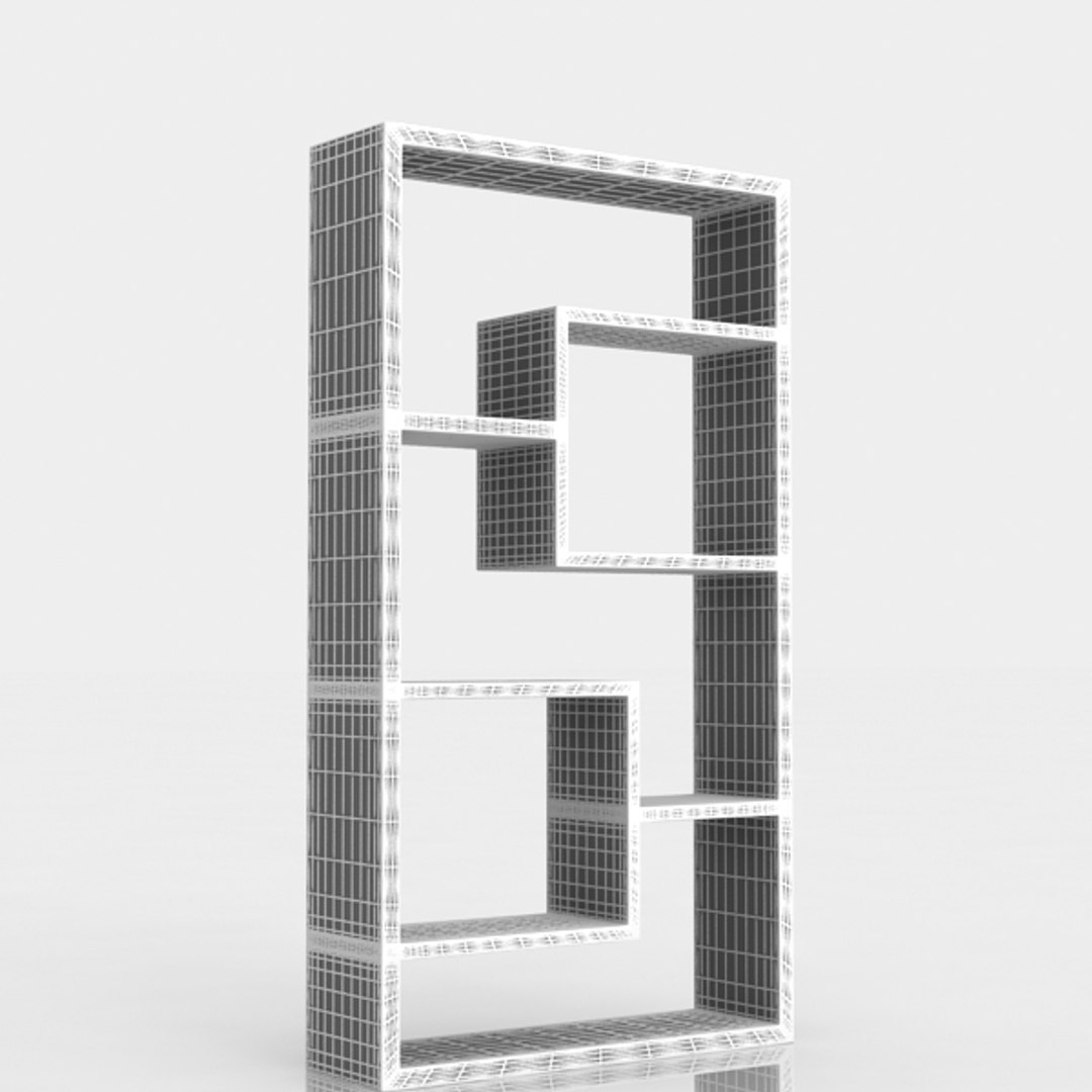 bookshelf 1 3d model
