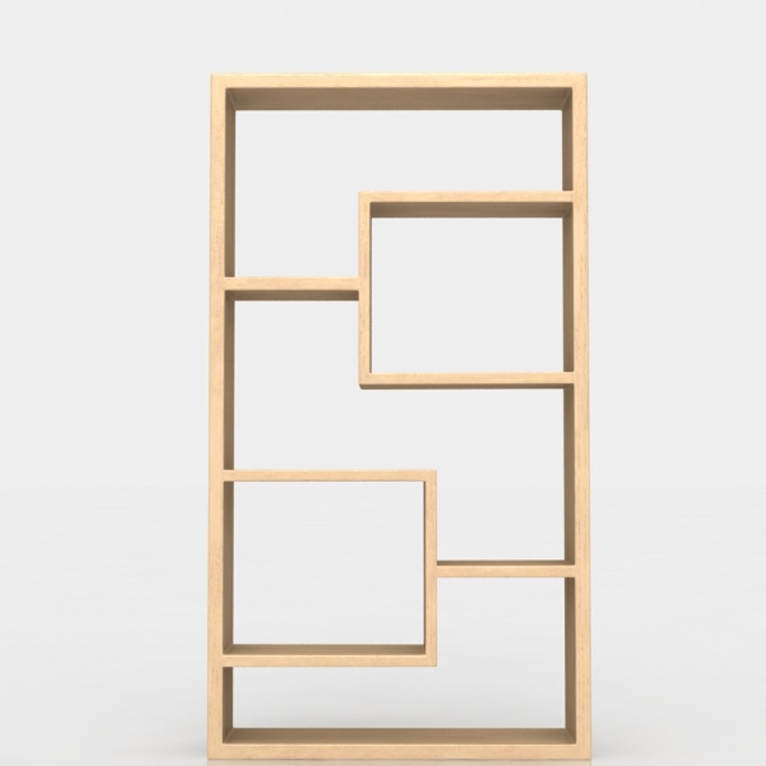 bookshelf 1 3d model