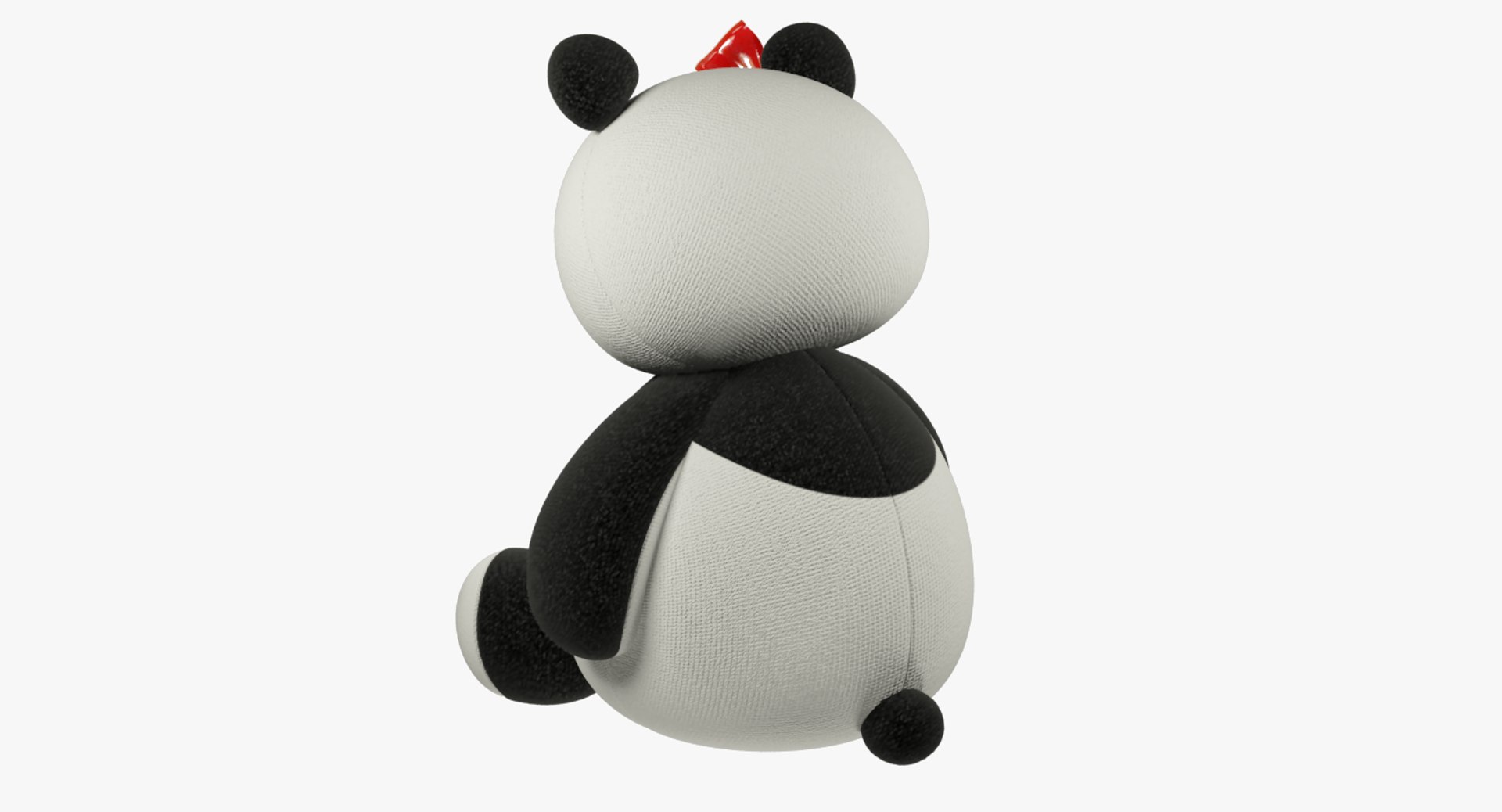 3D Stuffed Toy Panda Model - TurboSquid 1361507