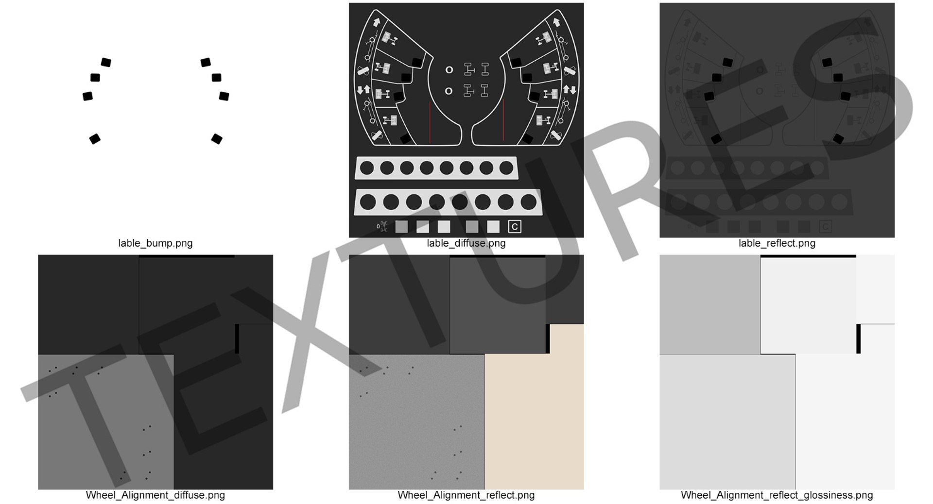 Wheel alignment sensor generic 3D model - TurboSquid 1408262