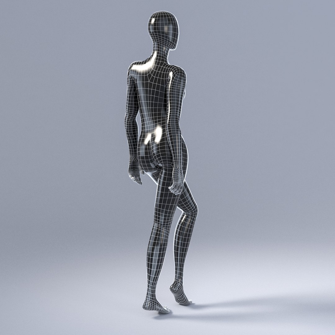 3d Max Female Mannequin