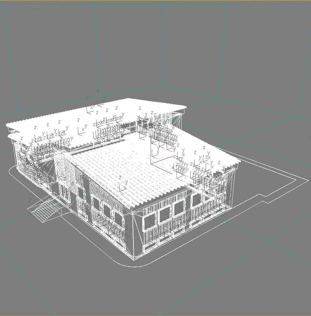 child school 3d max