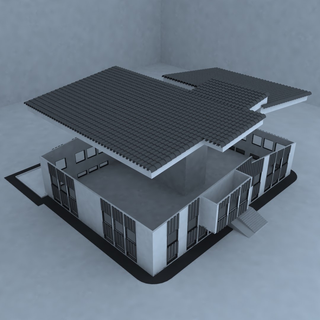 child school 3d max