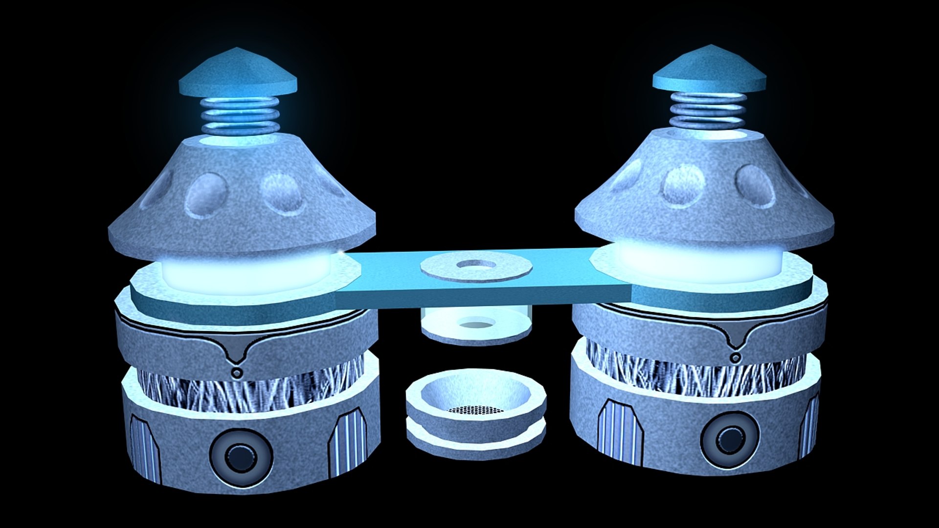 Weapons railgun engines model - TurboSquid 1325590