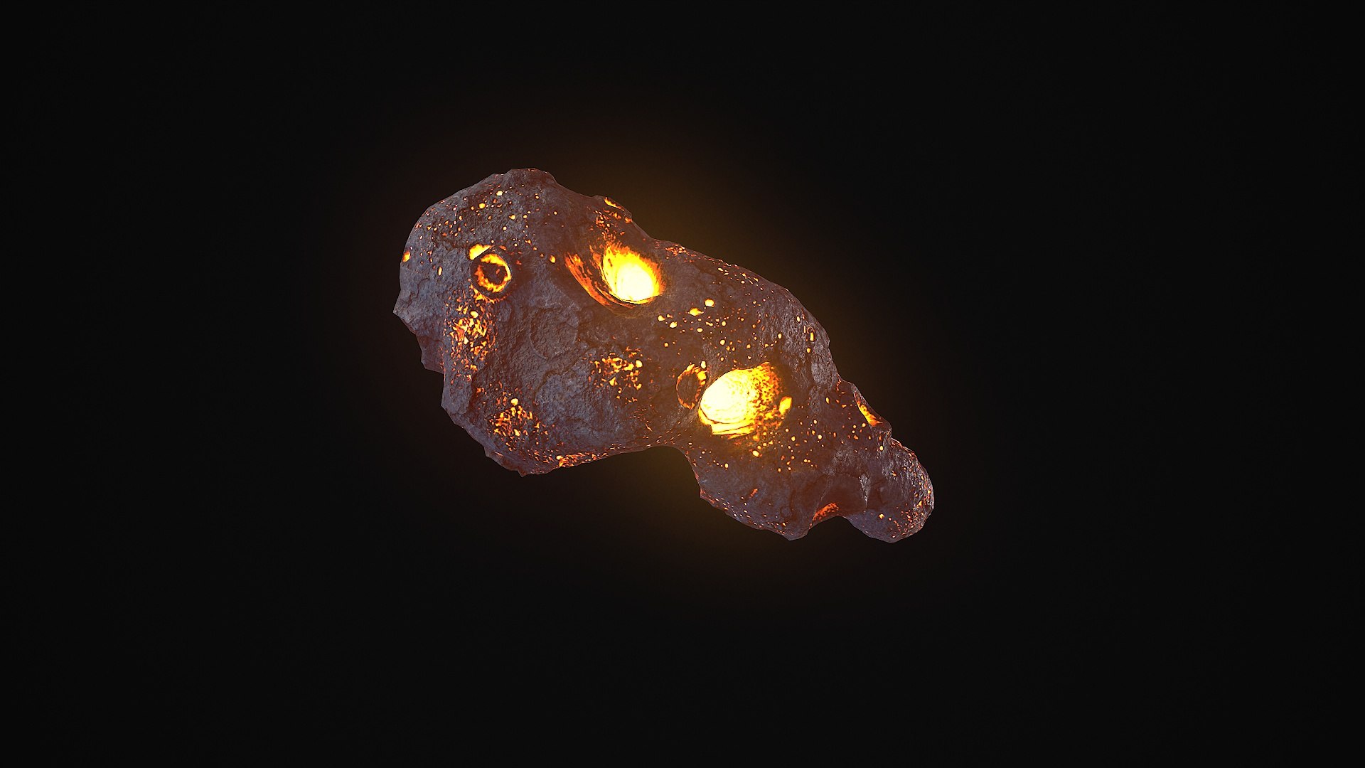 3D Realistic Asteroid 5 Model - TurboSquid 2294764