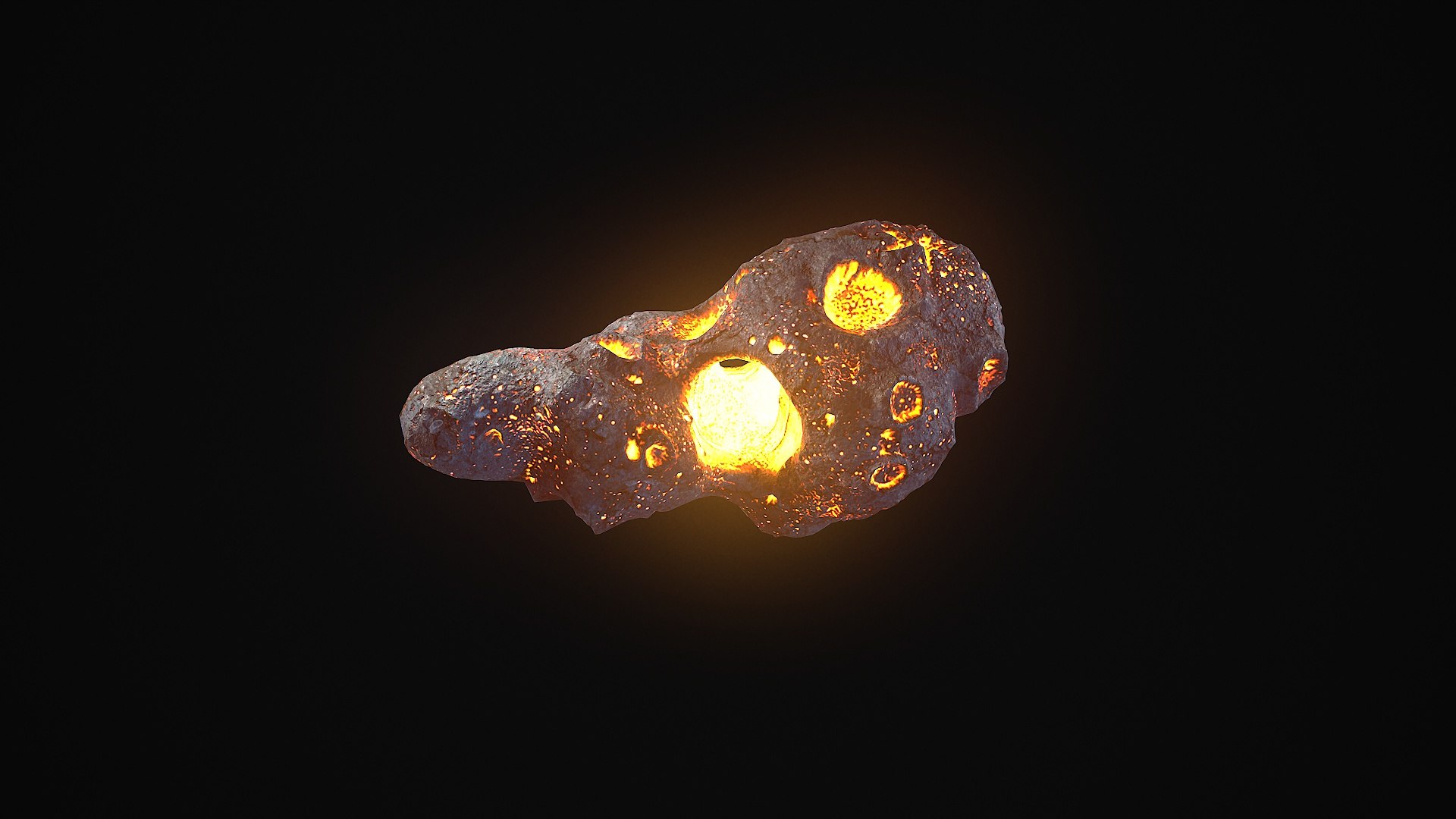 3D Realistic Asteroid 5 Model - TurboSquid 2294764