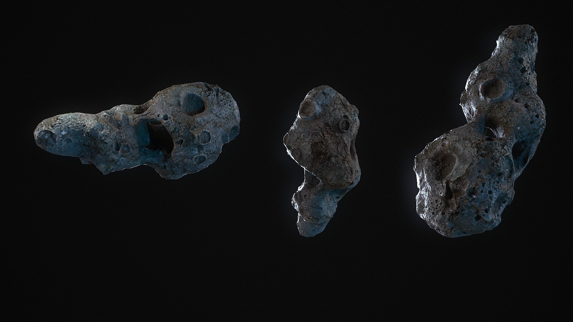 3D Realistic Asteroid 5 Model - TurboSquid 2294764