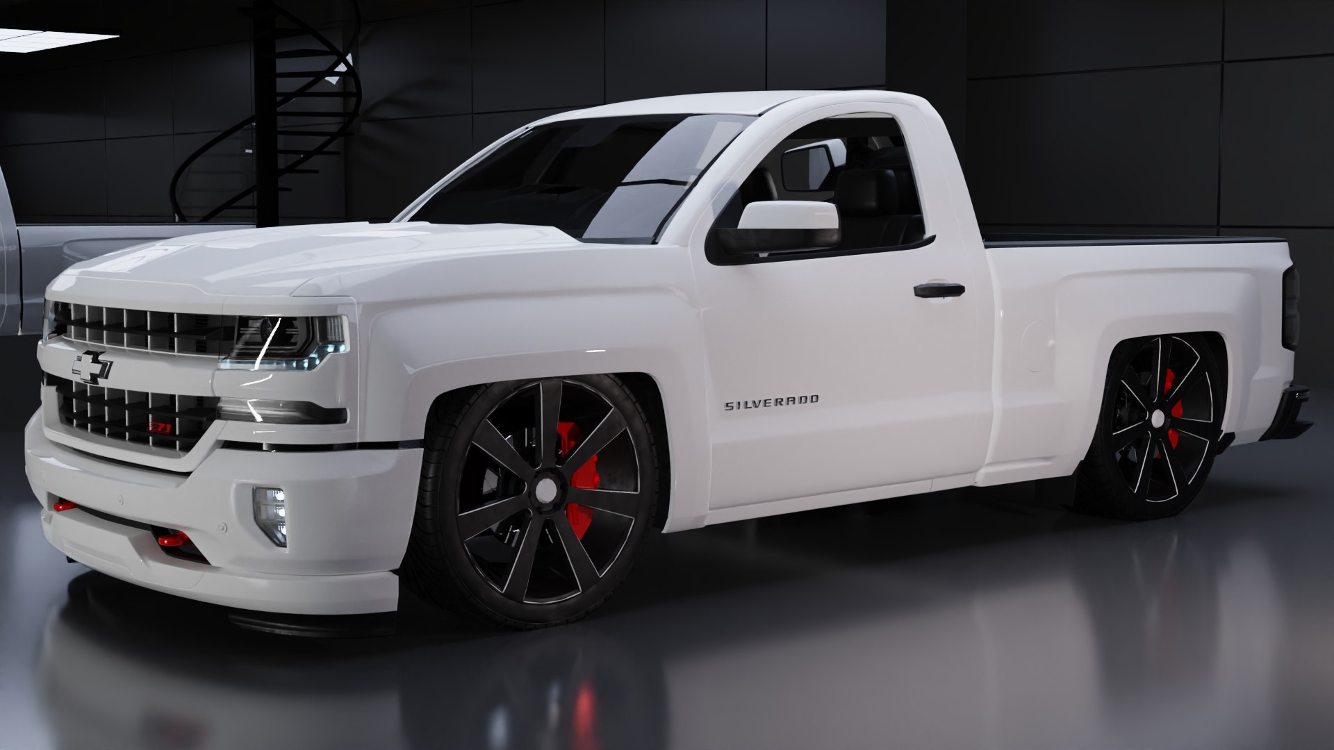 Chevrolet Silverado Z71 Single Cab Modified 3D 모델 - TurboSquid 2088806