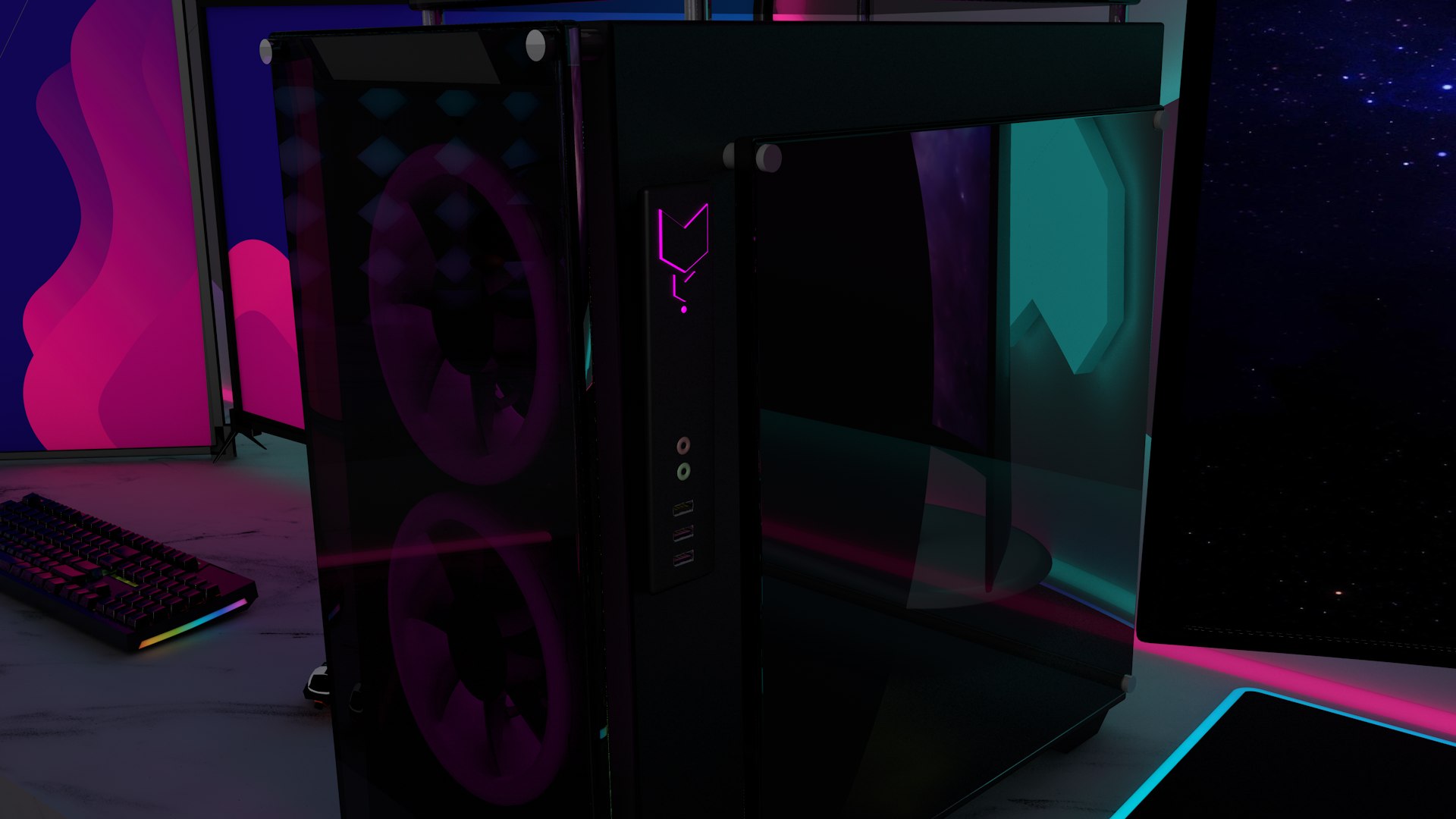 Gaming PC Desktop - Pc Gamer - 3D Model 3D Model Model - TurboSquid 2048195