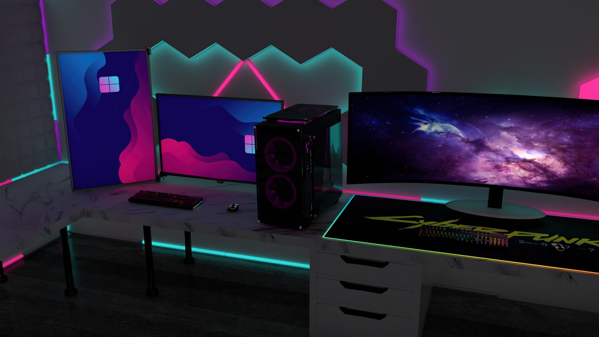 Gaming PC Desktop - Pc Gamer - 3D Model 3D model 3D 모델 - TurboSquid 2048195