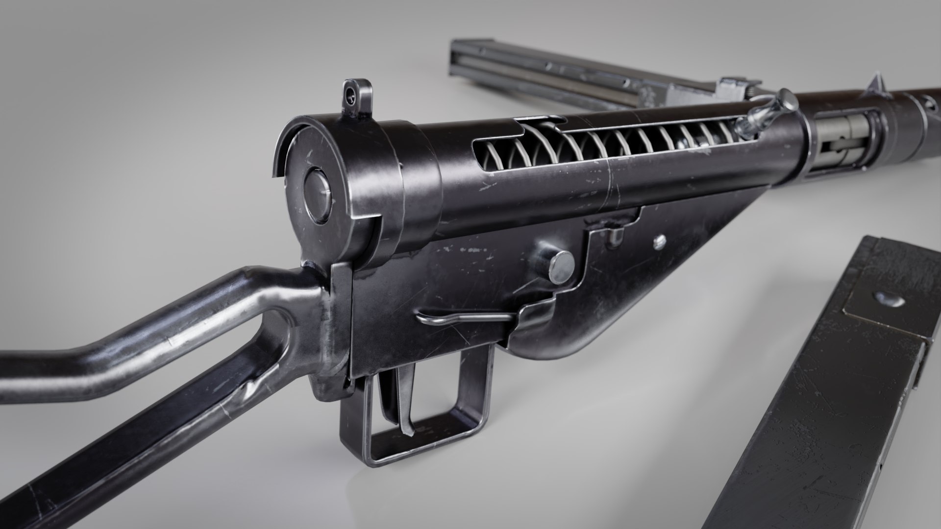 3D British Weapons Of World War 2 Model - TurboSquid 2215649