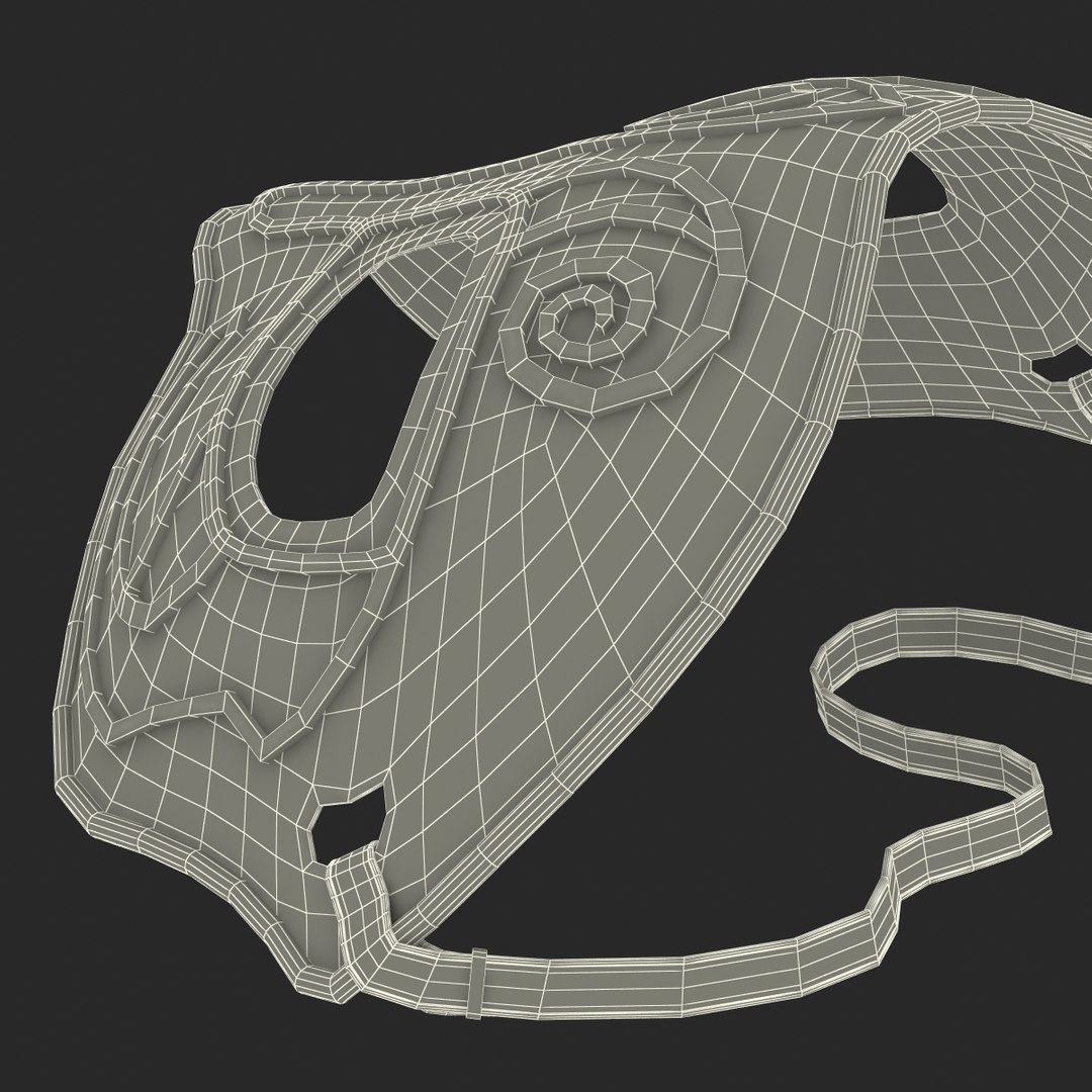 3d Masquerade Mask Purple