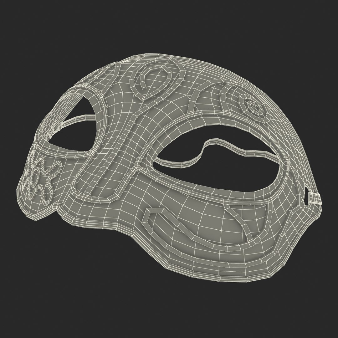 3d Masquerade Mask Purple