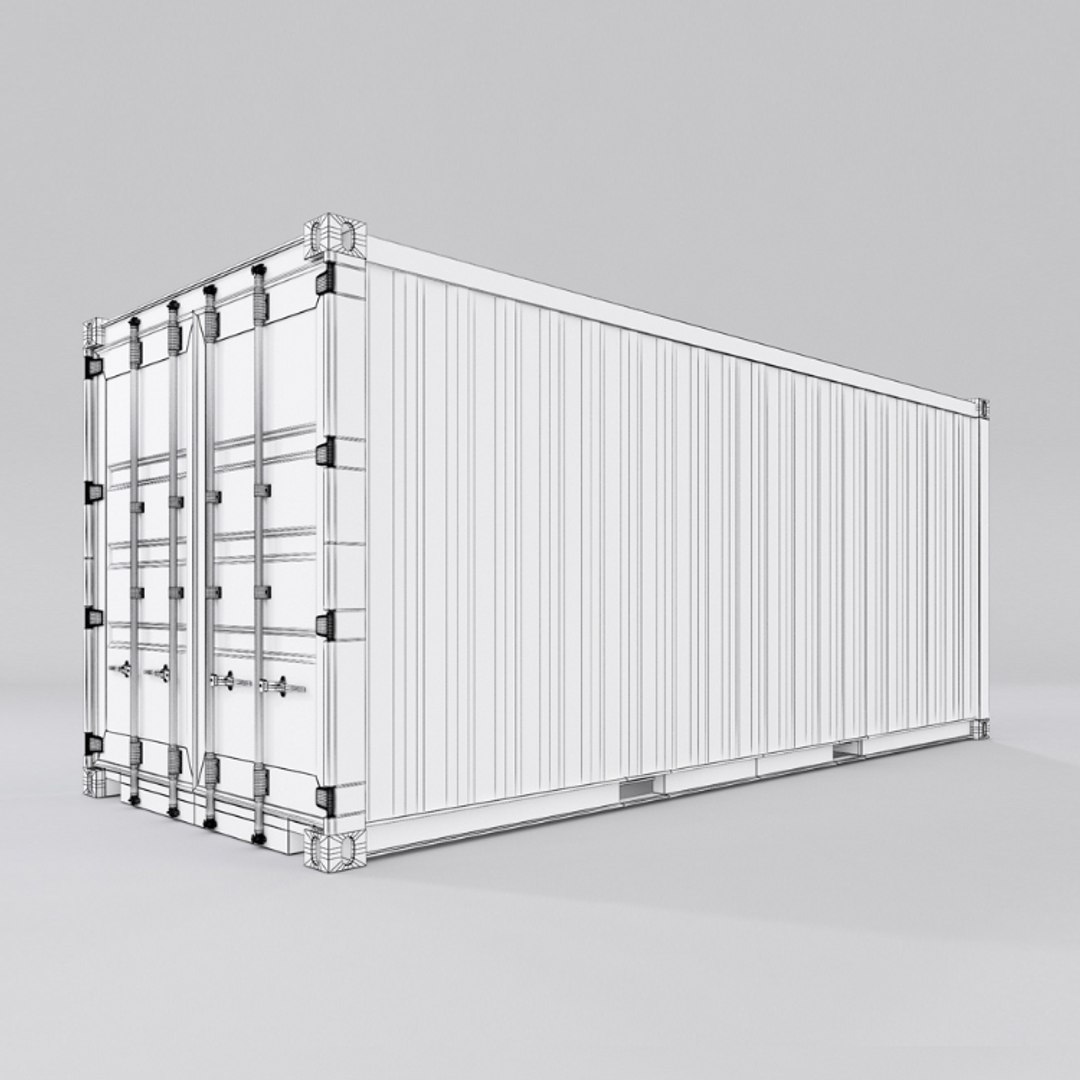 3D 20 Feet Shipping Container - TurboSquid 1191241
