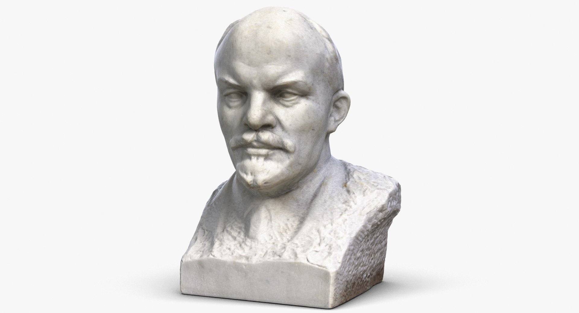 Vladimir Lenin Bust 3ds