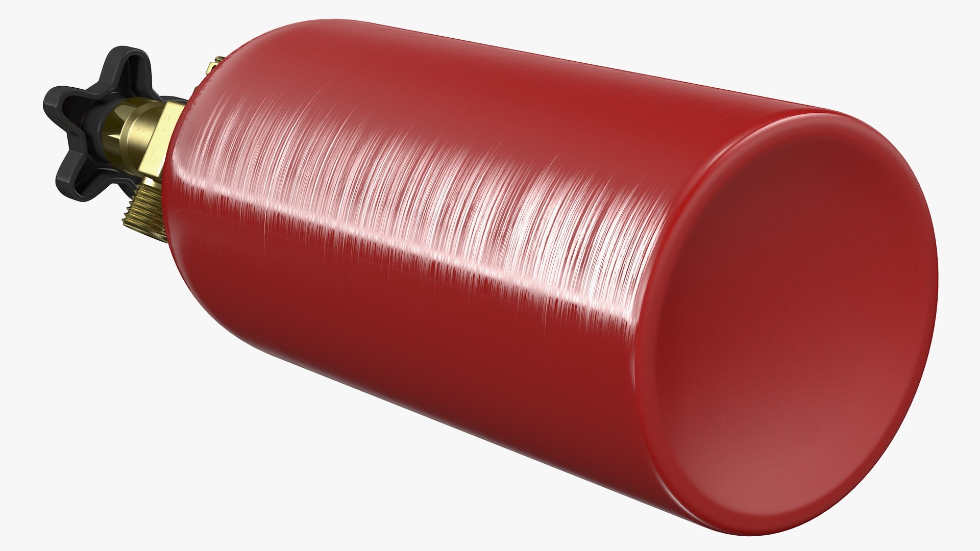 C02 Tank Kegco 5 Lb Aluminum CO2 Tank - Electric Red Epoxy Finish, 1800 ...