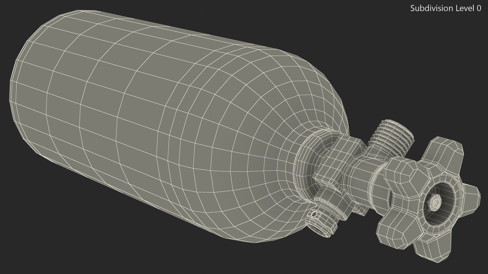 Aluminum Co2 Tank Electric 3D Model - TurboSquid 1621829