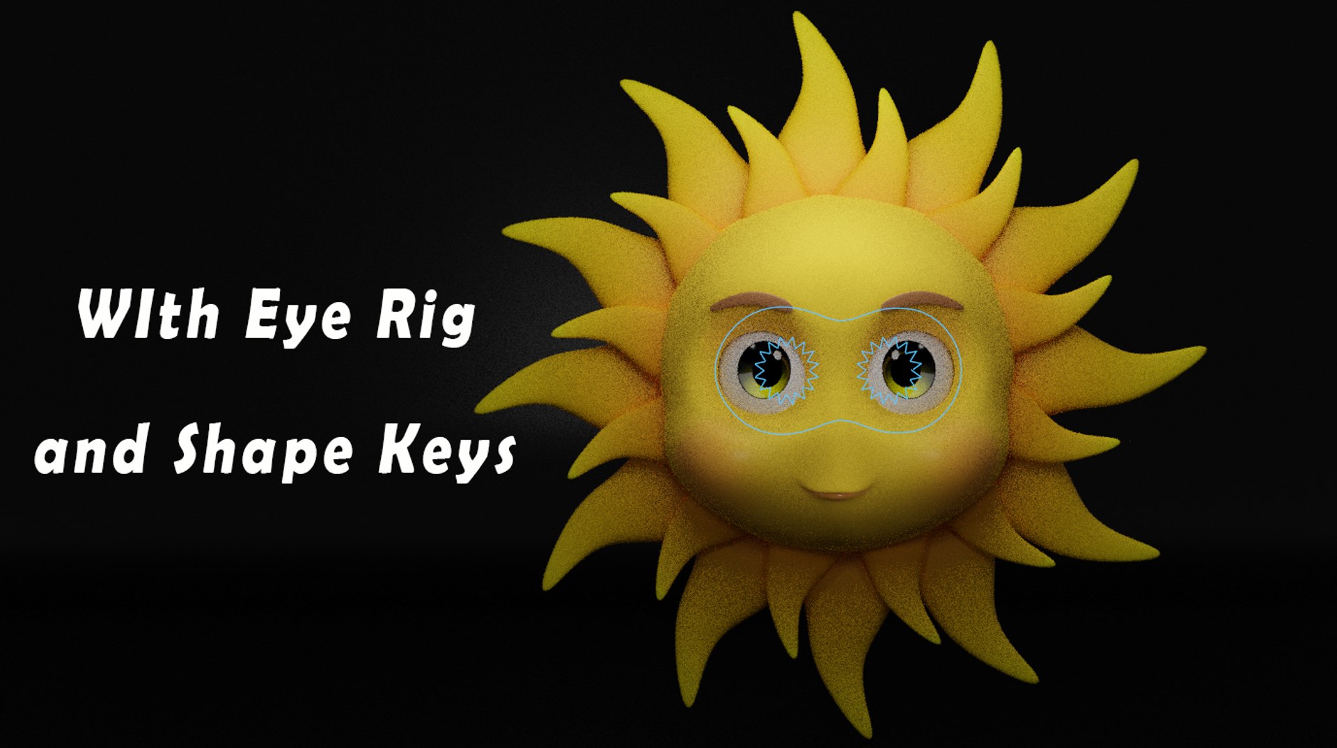 3D Cartoon Sun Low-poly 3D Model - TurboSquid 1871111