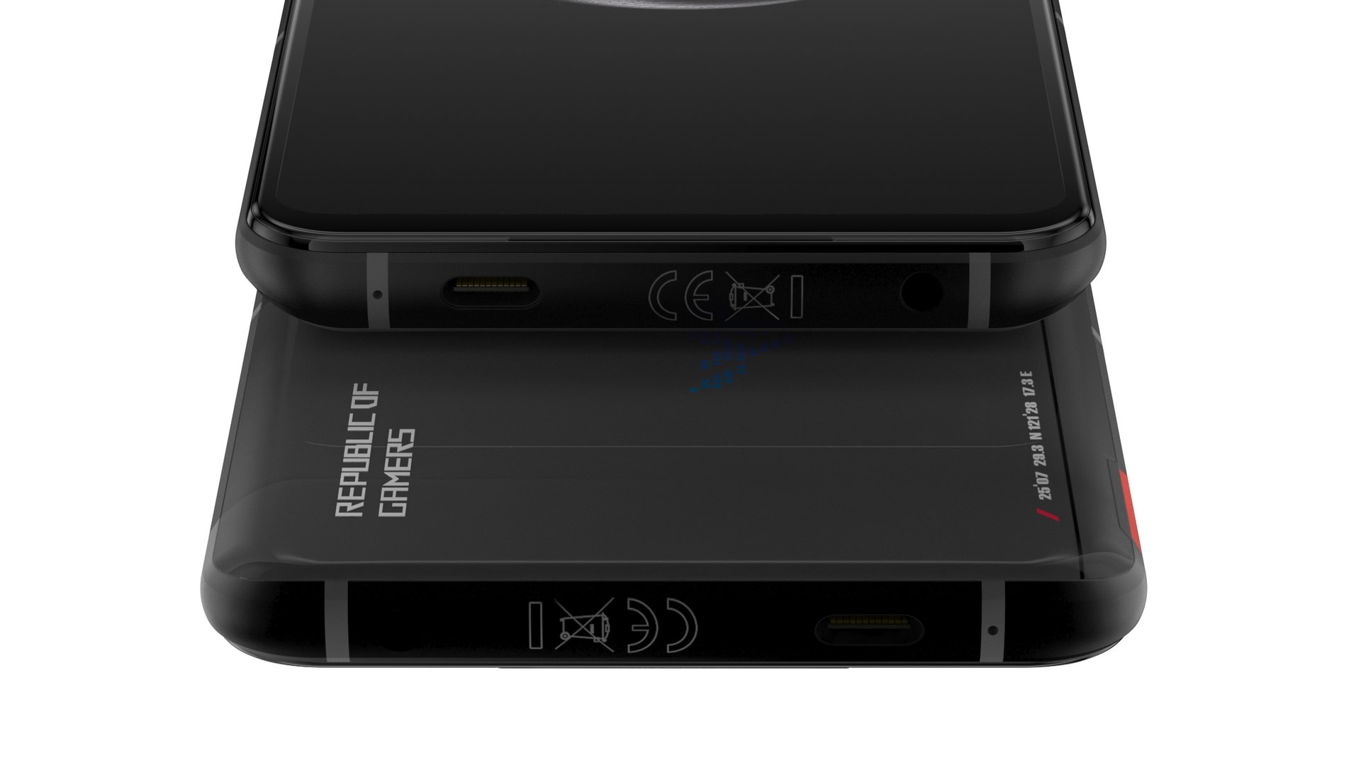 Asus ROG Phone 7 Black 3D - TurboSquid 2221291