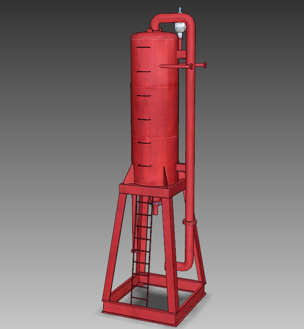 3d Derrick Mud Gas Separator