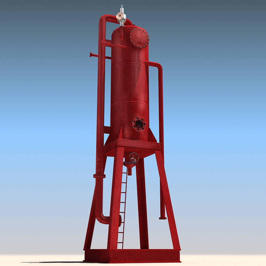 3d Derrick Mud Gas Separator