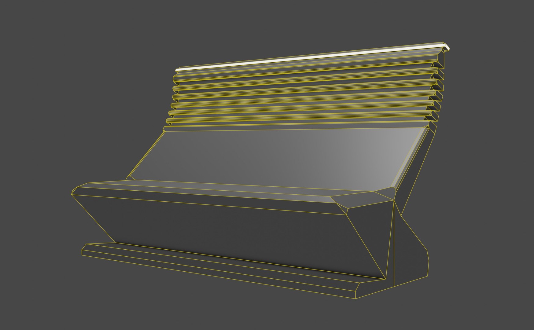 Street Bench With Lighting 3D Model - TurboSquid 1992390