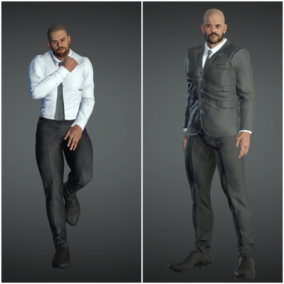 3D Realistic Business Man Pack 4 - TurboSquid 2128705