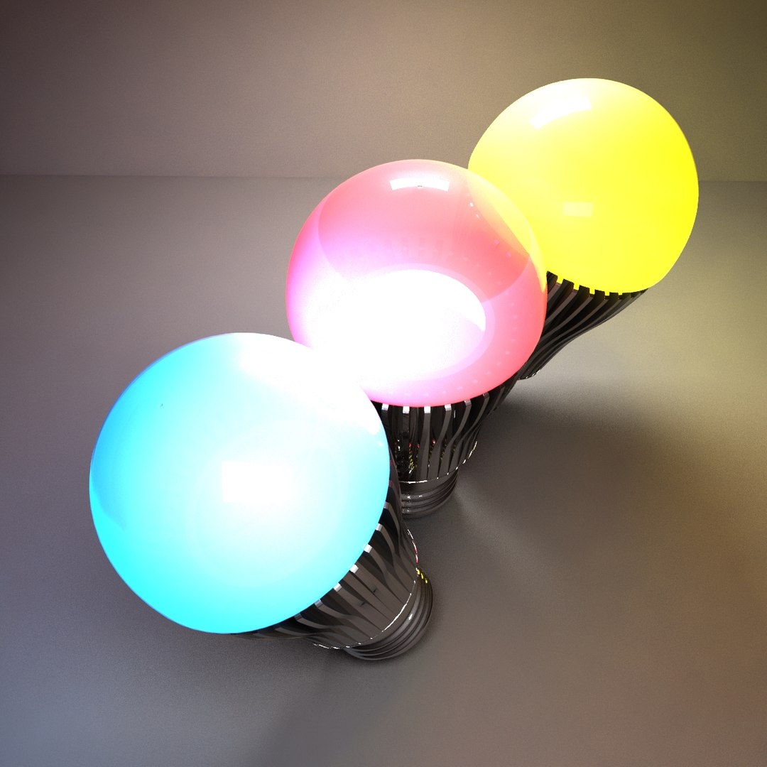 3D color led light - TurboSquid 1266707